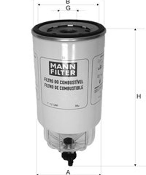 FILTRO PETROLEO MANN FILTER WK 1060/4 – JM Lubricentro